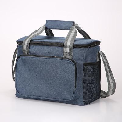 China Portable Thermal Cooler Bag Picnic Food Beverage Drink Fresh Keeping Organizer Insulated Lunch Box for sale