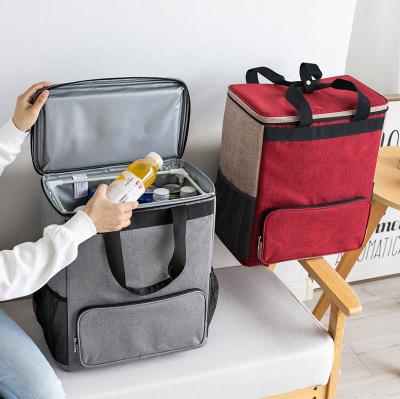Cina Wholesale Custom Logo 43L Preimum Insulated Cooler Picnic Lunch Bag Large Capacity Thermos Cooler Bag Backpack in vendita