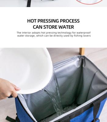 Cina Wholesale Custom Logo 43L Preimum Insulated Cooler Picnic Lunch Bag Large Capacity Thermos Cooler Bag Backpack in vendita