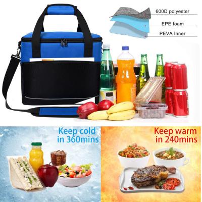 Cina Wholesale Large Ice Cream Cooling Thermal Insulated Bags To Keep Food Cold Cool Lunch Bag For Women Men in vendita