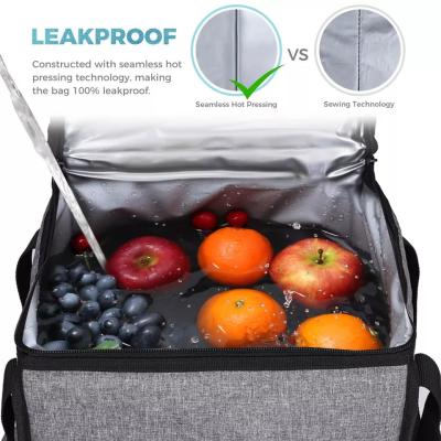 Cina Wholesale Large Ice Cream Cooling Thermal Insulated Bags To Keep Food Cold Cool Lunch Bag For Women Men in vendita