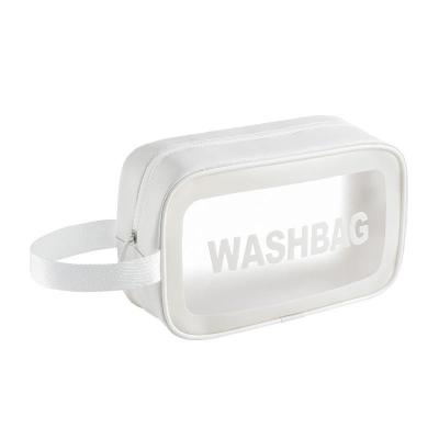 Cina Women Transparent Waterproof Makeup Bag Portable Travel Wash Storage Pouch Large Capacity Organizer Beauty Case in vendita