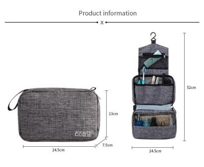 Cina High Capacity Toiletries Organizer Storage Cosmetic Cases Travel Waterproof Portable Women Makeup Hanging Toiletry in vendita