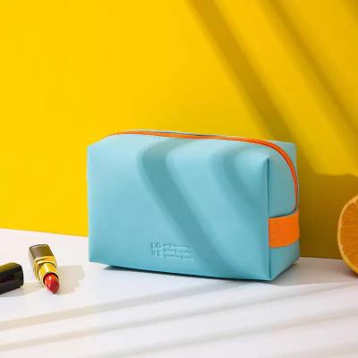 Cina Customized Sustainable Packaging Cross-Border Portable PU Women'S Makeup Bag Cute Waterproof Storage Bag in vendita