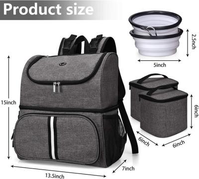 Cina Pet Travel Bag For Dog Cat Weekend Tote Organizer Bag For Dogs Travel Food Carriers Bag in vendita