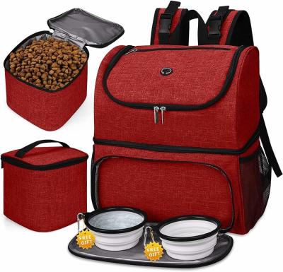 Cina Pet Travel Bag For Dog Cat Weekend Tote Organizer Bag For Dogs Travel Food Carriers Bag in vendita