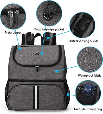Cina Pet Travel Bag For Dog Cat Weekend Tote Organizer Bag For Dogs Travel Food Carriers Bag in vendita