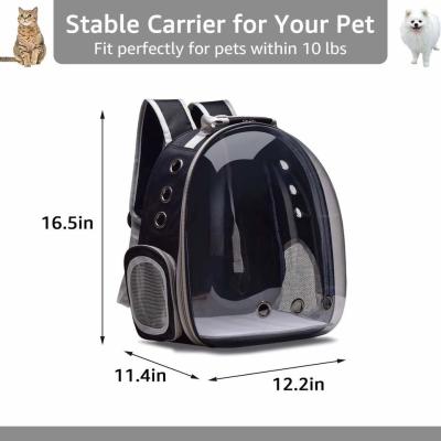 Cina Transparent Capsule Pet Bag Carrier Luggage Case Transparent Trolley Case With Trolley Wheels in vendita