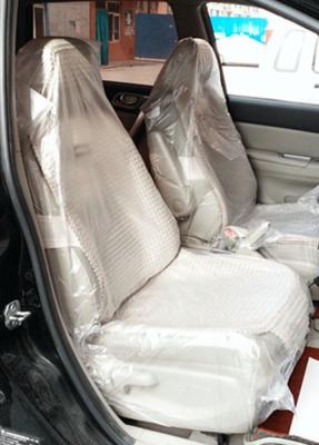 China Disposable Seat Covers, Car Disposable Universal Pla Seat Covers for Airplane Seats, Salon Chairs, Restaurant Seat for sale