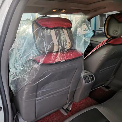 China Disposable Seat Covers, Car Disposable Universal Pla Seat Covers for Airplane Seats, Salon Chairs, Restaurant Seat for sale