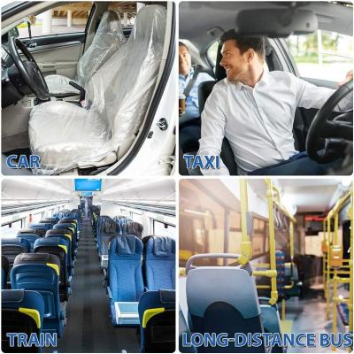 China Disposable Seat Covers, Car Disposable Universal Pla Seat Covers for Airplane Seats, Salon Chairs, Restaurant Seat for sale
