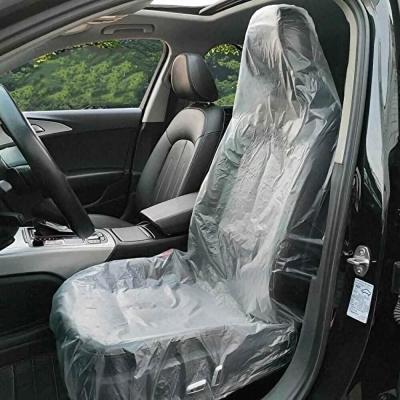 China Disposable Seat Covers, Car Disposable Universal Pla Seat Covers for Airplane Seats, Salon Chairs, Restaurant Seat for sale