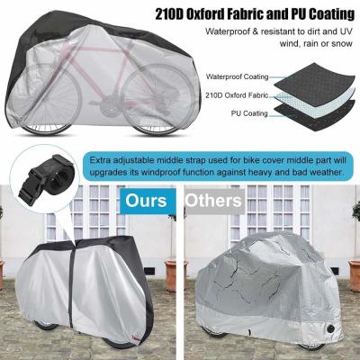 Cina Bike Covers, Outdoor Waterproof Bicycle Covers With Lock Hole For Mountain Road Electric Bikes in vendita