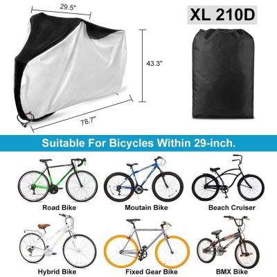 Cina Bike Covers, Outdoor Waterproof Bicycle Covers With Lock Hole For Mountain Road Electric Bikes in vendita