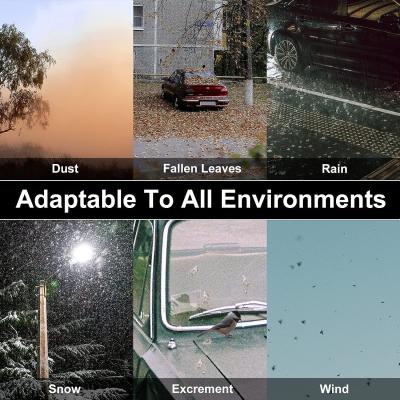 Cina Disposable Car Covers，12.5 x 21.7ft Universal Clear Plastic Car Cover，Disposable Full Exterior Covers Elastic in vendita