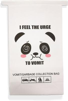 Cina Paper Disposable Vomit Bags for Car Motion Sickness, Barf, Throw Up, Puke for Car, Uber, Travel, and Mornings Sickness in vendita