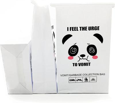 Cina Paper Disposable Vomit Bags for Car Motion Sickness, Barf, Throw Up, Puke for Car, Uber, Travel, and Mornings Sickness in vendita