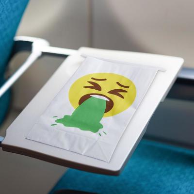 Cina Paper Disposable Vomit Bags for Car Motion Sickness, Barf, Throw Up, Puke for Car, Uber, Travel, and Mornings Sickness in vendita