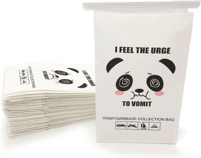 Cina Paper Disposable Vomit Bags for Car Motion Sickness, Barf, Throw Up, Puke for Car, Uber, Travel, and Mornings Sickness in vendita