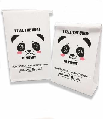 Cina Paper Disposable Vomit Bags for Car Motion Sickness, Barf, Throw Up, Puke for Car, Uber, Travel, and Mornings Sickness in vendita