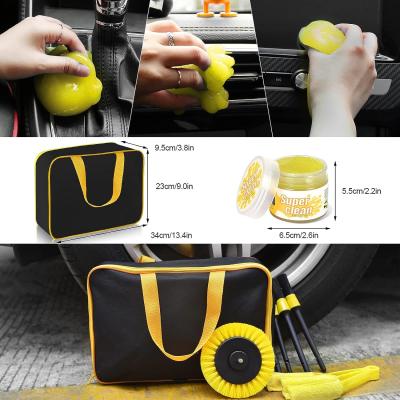 Cina Car Cleaning Tools Kit, Car Detailing Kit, Car Detailing Brush Set with Carry Bag, Auto Drill Brush Car Wash Kit in vendita