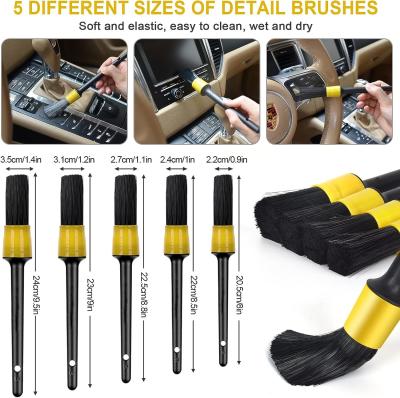 Cina Car Cleaning Tools Kit, Car Detailing Kit, Car Detailing Brush Set with Carry Bag, Auto Drill Brush Car Wash Kit in vendita