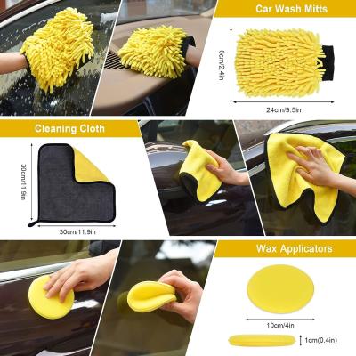 Cina Car Cleaning Tools Kit, Car Detailing Kit, Car Detailing Brush Set with Carry Bag, Auto Drill Brush Car Wash Kit in vendita