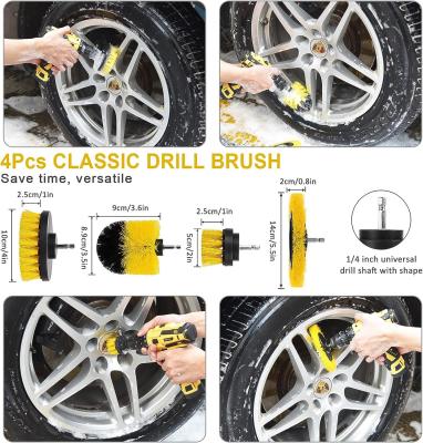 Cina Car Cleaning Tools Kit, Car Detailing Kit, Car Detailing Brush Set with Carry Bag, Auto Drill Brush Car Wash Kit in vendita