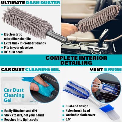 Cina Car Cleaning Tools Kit, Car Detailing Kit, Car Detailing Brush Set with Carry Bag, Auto Drill Brush Car Wash Kit in vendita