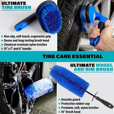 Cina Car Cleaning Tools Kit, Car Detailing Kit, Car Detailing Brush Set with Carry Bag, Auto Drill Brush Car Wash Kit in vendita