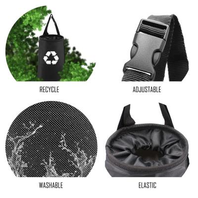 Cina Car Trash Bag Hanging with Elastic Opening & Easy Mount | Auto Garbage Can with Waterproof Oxford Material in vendita
