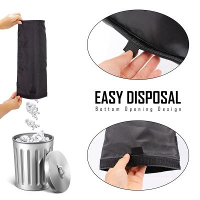 Cina Car Trash Bag Hanging with Elastic Opening & Easy Mount | Auto Garbage Can with Waterproof Oxford Material in vendita