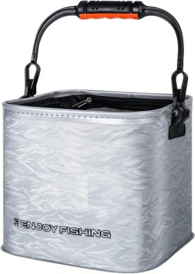 Cina Portable Fishing Water Pail for Camping Traveling Hiking Fishing Boating Gardening with 4.5 Meters Rope in vendita