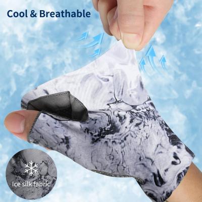 Cina Fishing Gloves With Sun Protection, Uv Protection Silicone Anti-Slip Comfortable And Breathable Fishing Gloves in vendita