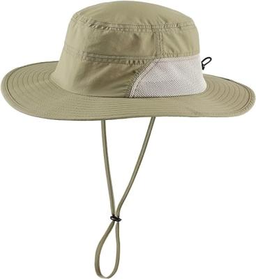 Cina Wide Brim Bucket Hat Foldable Boonie Hat for Fishing Hiking Garden Safari Beach Breathable for Fishing, Hiking, Camping in vendita