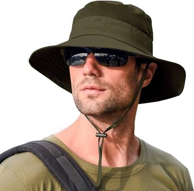 Cina Wide Brim Bucket Hat Foldable Boonie Hat for Fishing Hiking Garden Safari Beach Breathable for Fishing, Hiking, Camping in vendita