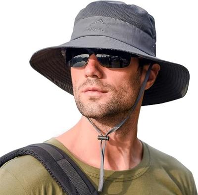 Cina Wide Brim Bucket Hat Foldable Boonie Hat for Fishing Hiking Garden Safari Beach Breathable for Fishing, Hiking, Camping in vendita