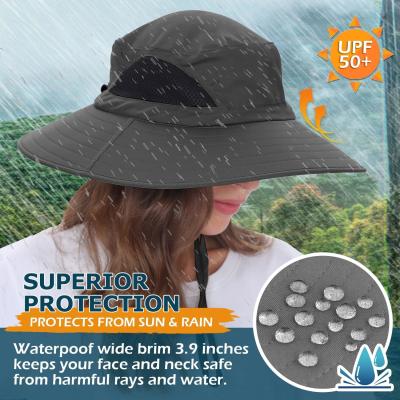 Cina Wide Brim Bucket Hat Foldable Boonie Hat for Fishing Hiking Garden Safari Beach Breathable for Fishing, Hiking, Camping in vendita