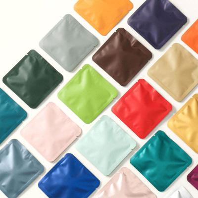 China Resealable Ziplock Sample Sachets For Packaging Tea Plastic Aluminum Foil Laminated Heat Seal Coffee Seal Bag for sale