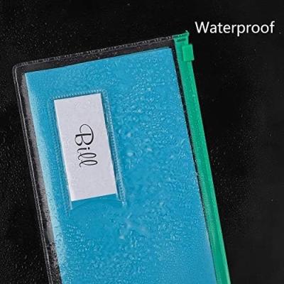 Cina Poly Zip Envelope,Plastic Envelope,Reusable Envelopes, 9 x 4.7 Inches, A6 Size, 10 Colors, for Office Supplies in vendita