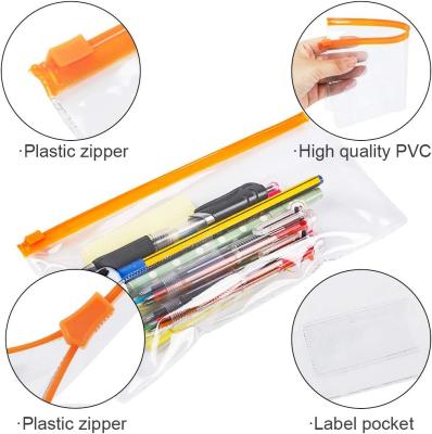 Cina Poly Zip Envelope,Plastic Envelope,Reusable Envelopes, 9 x 4.7 Inches, A6 Size, 10 Colors, for Office Supplies in vendita
