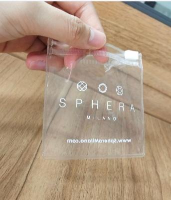 Cina Recyclable Sustainable Eco Friendly Jewelry Pouch Plastic Zipper Bag Cosmetic Jewelry Ring Packaging Ziplock Pouch in vendita