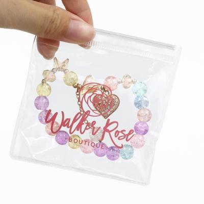 Cina Wholesale Holographic Packing Bag Jewelry Pouch Custom Frosted Zipper Bag For Jewelry in vendita