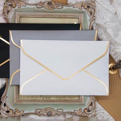 China Custom Logo Print Classic Envelope With Thank You / Weeding Card / Gift /Business Card With Stamp for sale