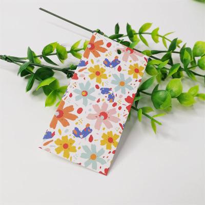 China Luxury Custom Logo Clothing Tags With Your Own Logo Foil Printing/Private Swing Tags For Clothing for sale