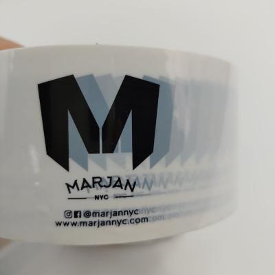 Cina Private label, recyclable sustainable Custom Printed Clear Plastic Wrap Tapes With Logo Shipping Packaging Tape in vendita