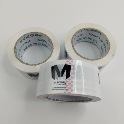 Cina Private label, recyclable sustainable Custom Printed Clear Plastic Wrap Tapes With Logo Shipping Packaging Tape in vendita