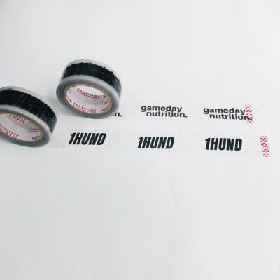 Cina Private label, recyclable sustainable Custom Printed Clear Plastic Wrap Tapes With Logo Shipping Packaging Tape in vendita