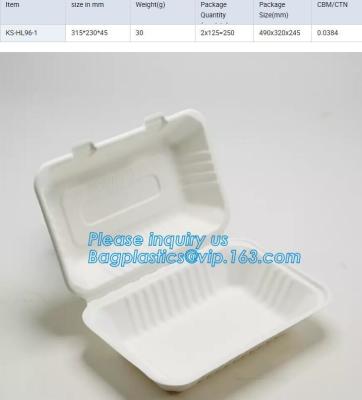 Cina Tableware Bagasse Plate Bagasse Containers Bagasse Clamshell Bagasse Tray Bagasse Cup Bagasse Lids Bagasse Cutle in vendita