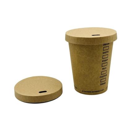 Cina Disposable Kraft Paper Coffee Cup Double Wall Single Wall Salad Bowl With Lid Ice Cream Biodegradable Coffee in vendita
